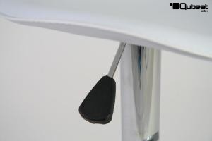 Barstuhl weiß sehr bequem, ergonomische Sitzform, Tüv geprüft und ...